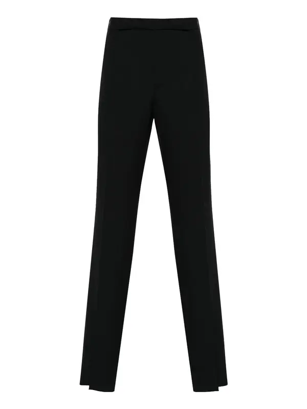 LARDINI Straight-leg Trousers - Black
