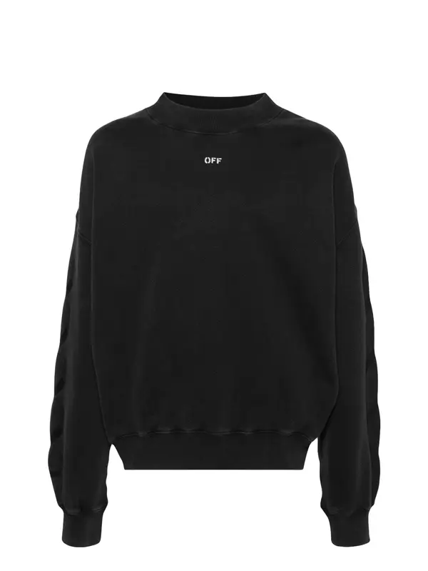 Off-White S.matthew Cotton Sweatshirt - Black