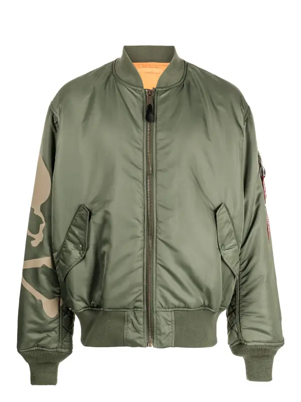 MASTERMIND WORLD X Alpha Industries Ma-1 Bomber Jacket - Green