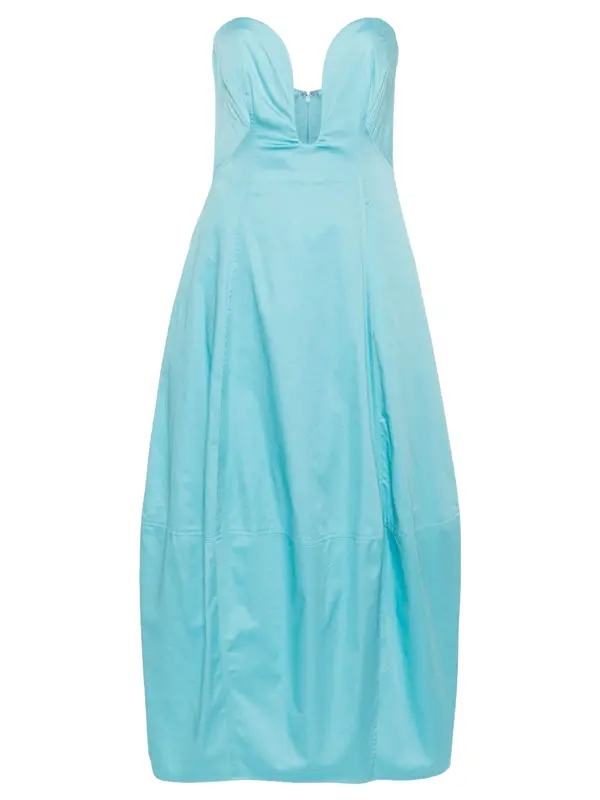 Cult Gaia Chiara Flared Maxi Dress - Blue