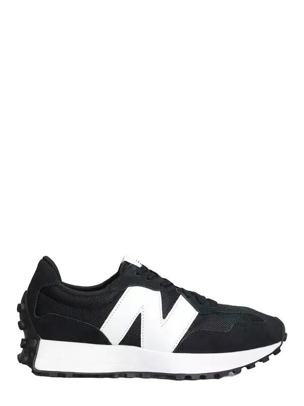 NEW BALANCE Lace-up Logo Sneakers - Black