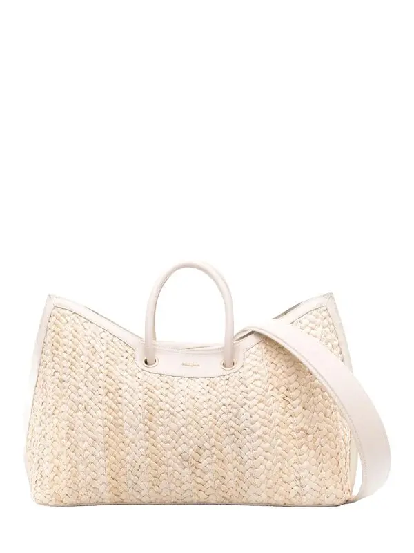 Cult Gaia Idalia Interwoven Tote Bag - Neutrals