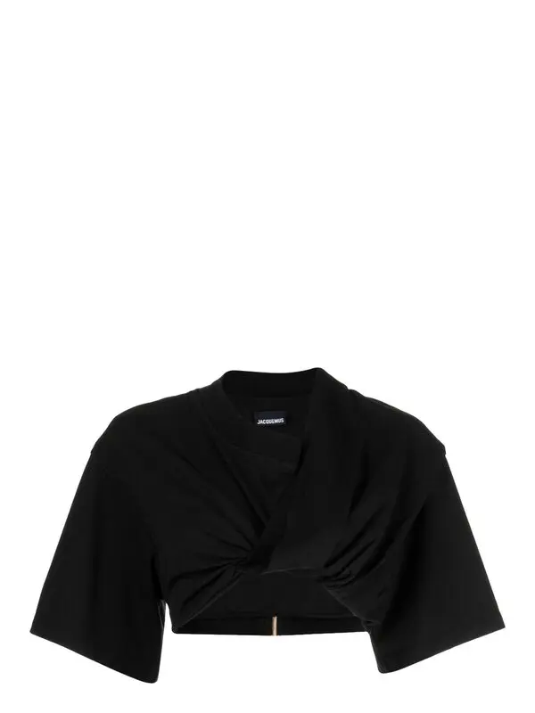 Jacquemus Le Bahia Court T-shirt - Black