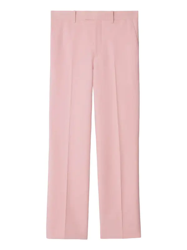 Burberry Pressed-crease Tailored Trousers - Pink