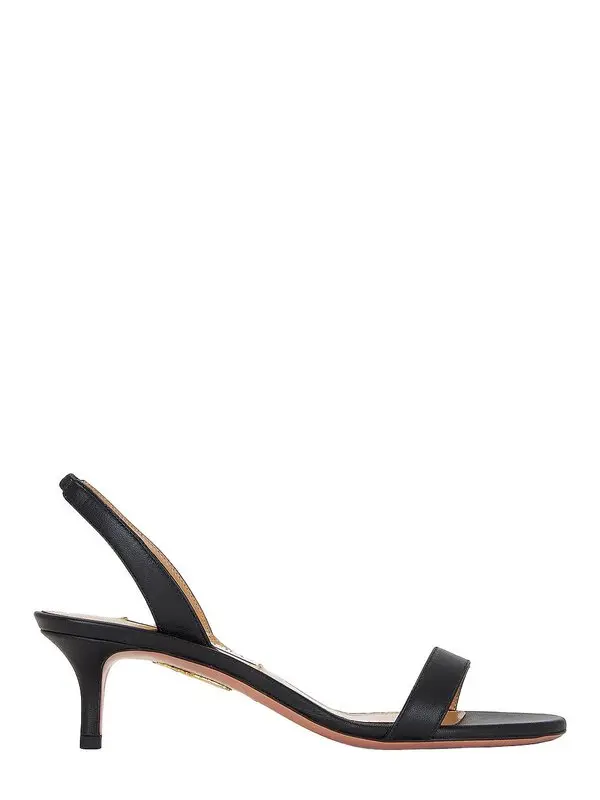 AQUAZZURA So Nude 50 Sandals - Black