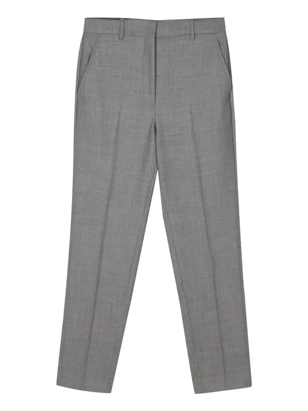 Incotex Pressed-crease Tailored Trousers - Grey