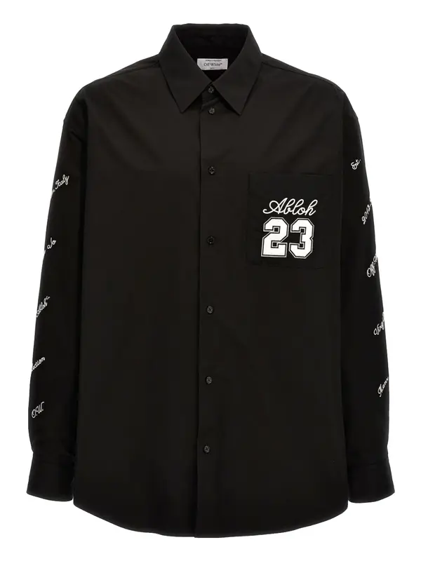 Off-White 23 Heavycot Cotton Overshirt - Black