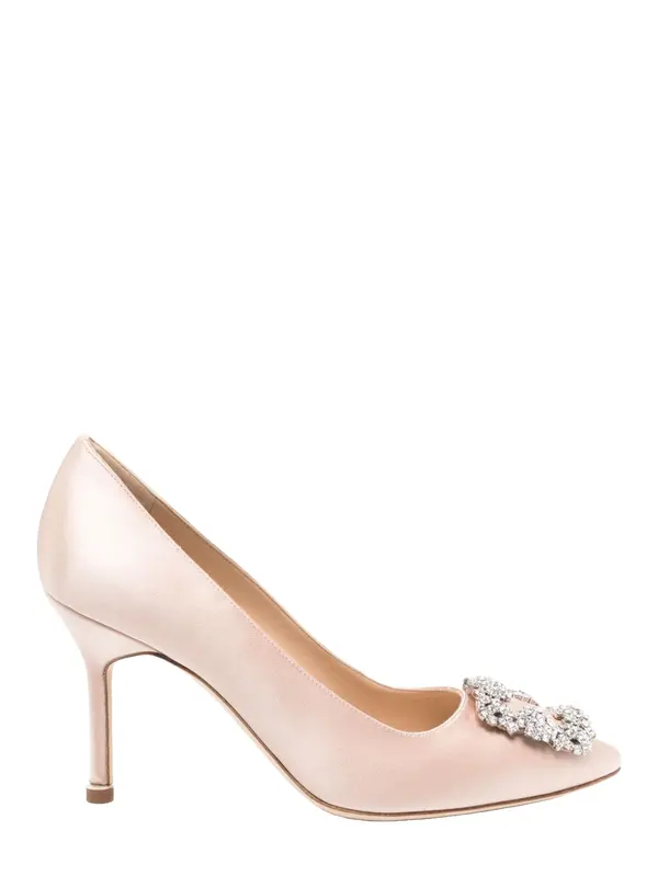 Manolo Blahnik Hangisi 90mm Pumps - Neutrals