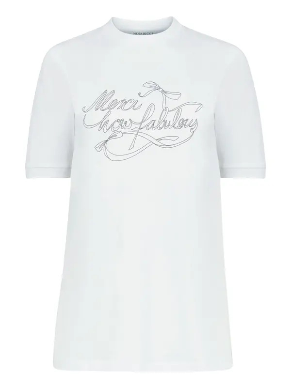 Nina Ricci Cotton T-shirt - White