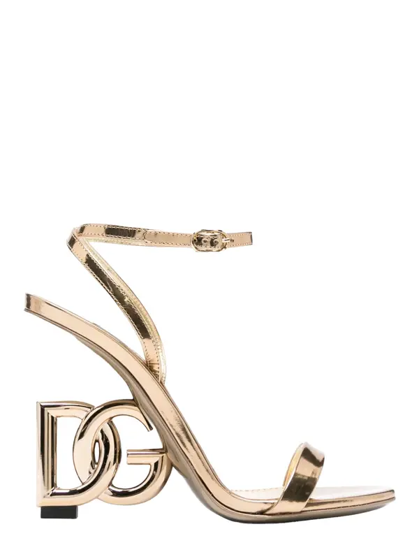 Dolce & Gabbana Keira 105mm Sandals - Gold