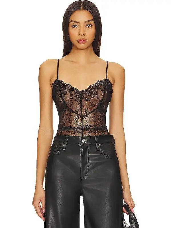 LOVERS AND FRIENDS Cailey Bodysuit - Black
