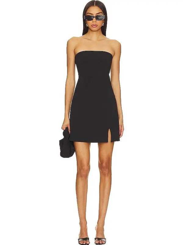 Skin Kayra Strapless Mini Dress - Black