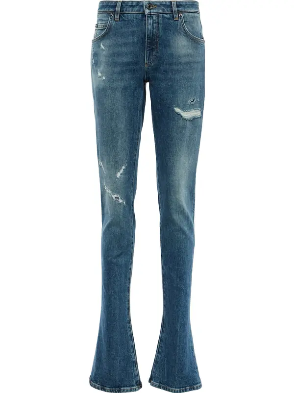 Dolce & Gabbana High-rise Flared Jeans - Blue