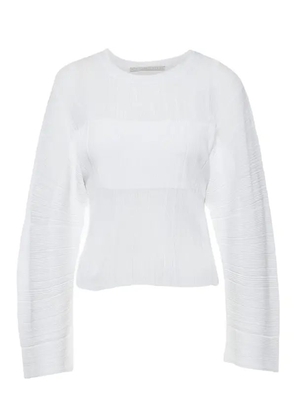 Stella McCartney Plissé Top - White