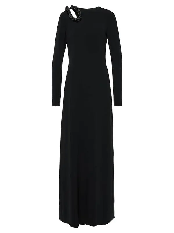 Stella McCartney Crystal-embellished Gown - Black