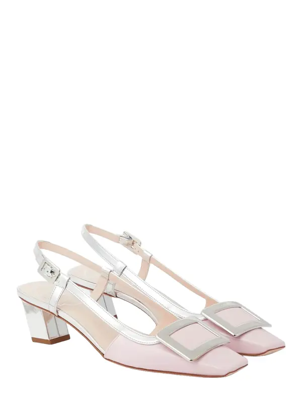 ROGER VIVIER Belle Vivier Slingback Pumps - Pink