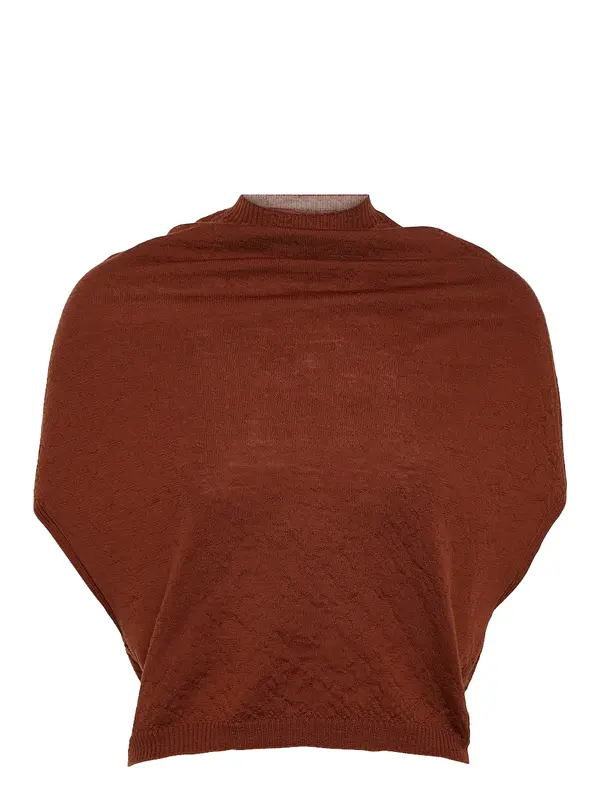 Rick Owens Virgin Wool Top - Red