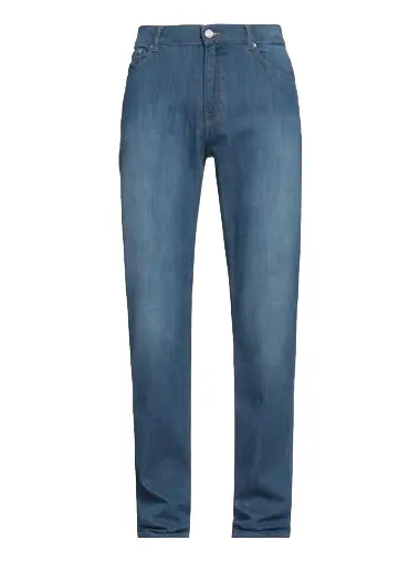 TRUSSARDI Straight-leg Cotton Jeans - Blue