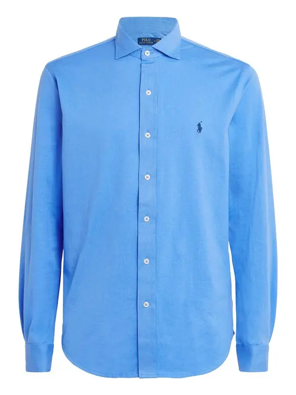 Polo Ralph Lauren Cotton-jersey Shirt - Blue