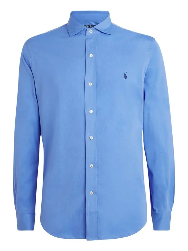 Polo Ralph Lauren Cotton-jersey Shirt - Blue