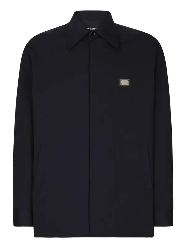 Dolce & Gabbana Technical Fabric Shirt With Tag - Blue