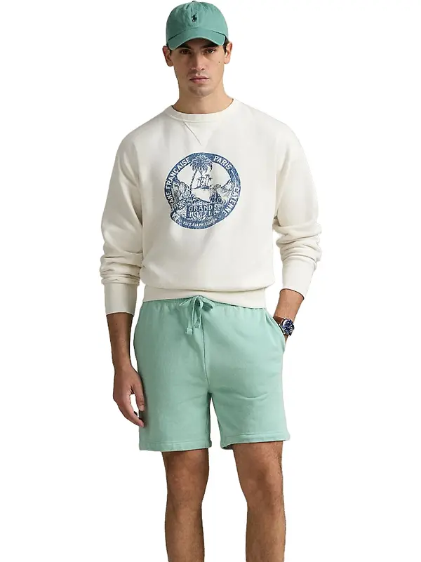 Ralph Lauren 6.5-inch Loopback Fleece Short - Celadon