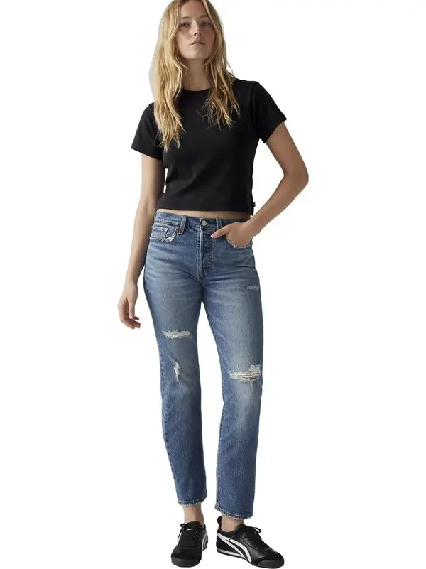 LEVI'S Wedgie Straight Ankle Jeans - Neither Here Nor There