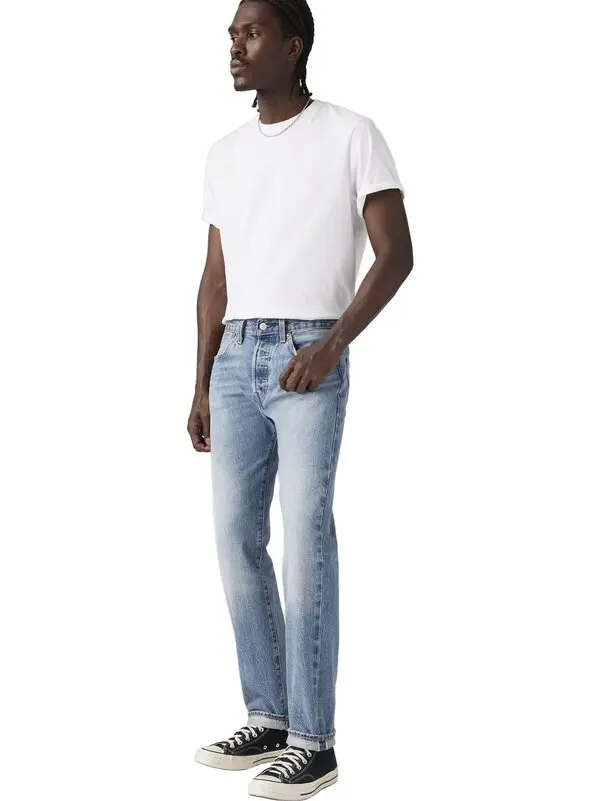 LEVI'S 501 Slim Tapered Selvedge Jeans - Drive Away Selvedge