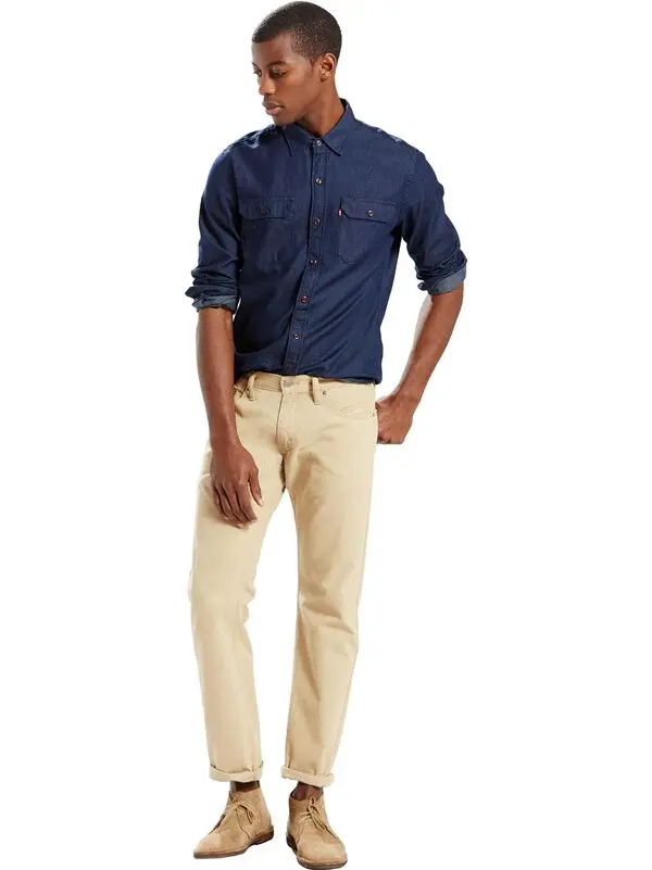 LEVI'S 514 Straight Fit Jeans - Washed Soft Twill