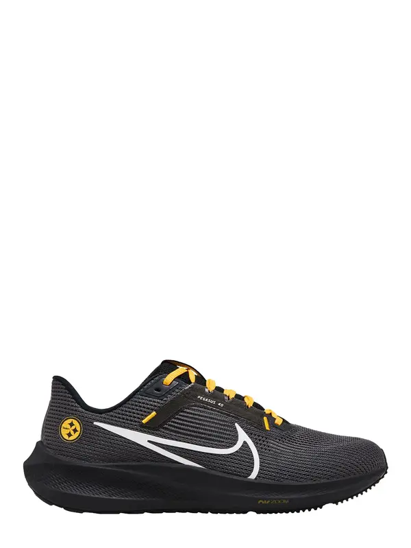 Nike Nfl X Air Zoom Pegasus 40 'pittsburgh Steelers' Sneakers - Black