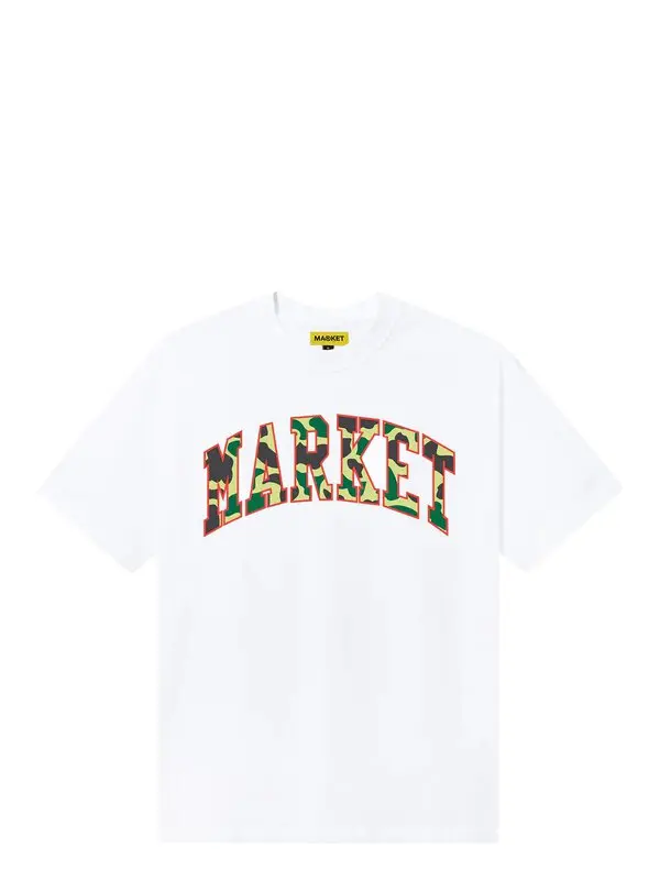 MARKET Reverse Duck Camo T-shirt - White