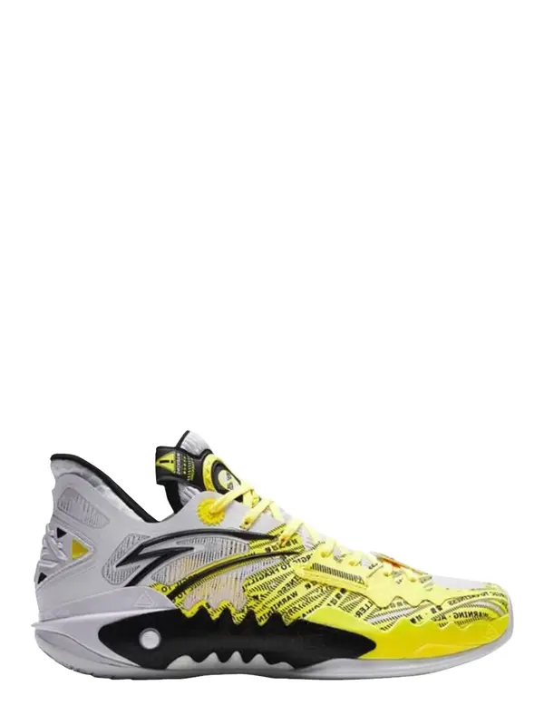 ANTA Shock Wave 5 'allergy' Sneakers - Yellow