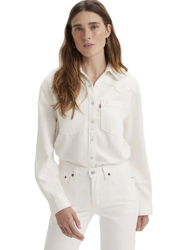 LEVI'S Teodora Western Shirt - Ecru