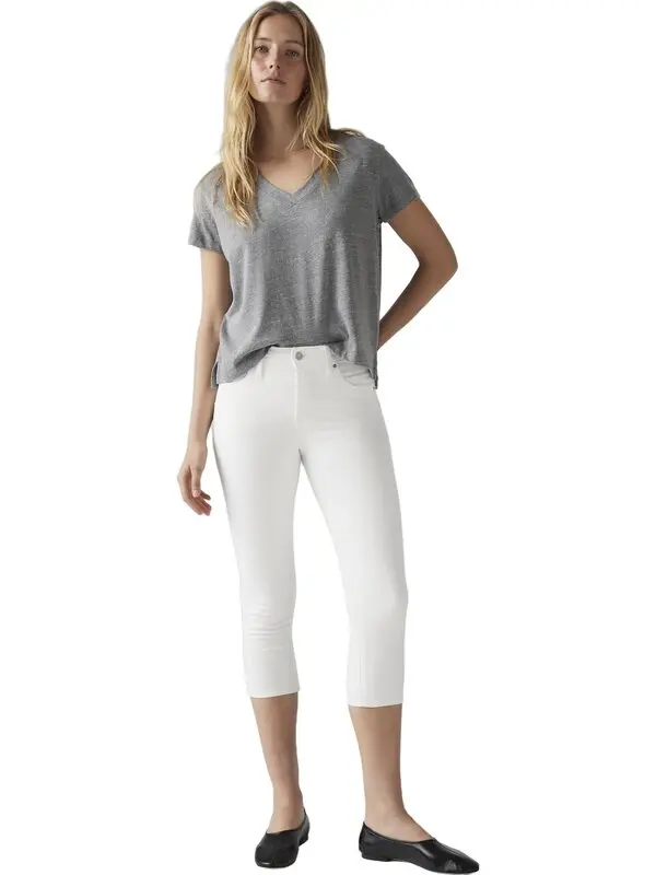 LEVI'S 311 Shaping Skinny Capri Jeans - Soft Clean White
