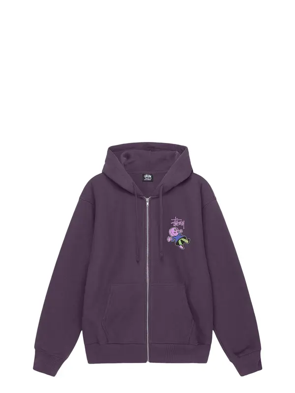 StÜssy Dollie Zip Hoodie 'grape - Purple