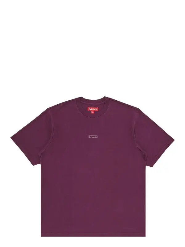 Supreme High Density Small Box Short-sleeve Top 'plum - Purple