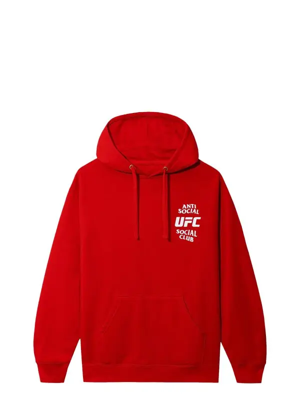 ANTI SOCIAL SOCIAL CLUB X Ufc Self Titled Hoodie - Red