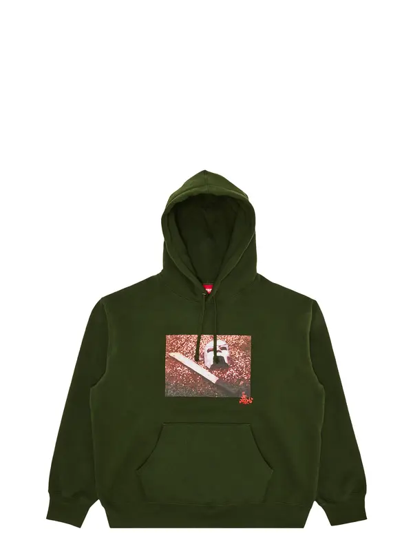 Supreme Mf Doom Hooded Sweatshirt - Green