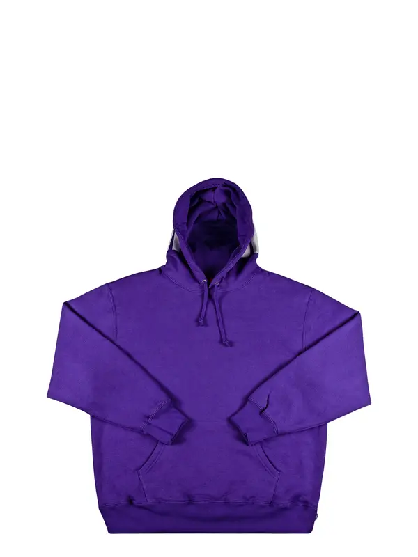 Supreme Rib Hooded Sweatshirt - Purple