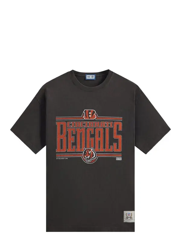 Kith For The Nfl: Bengals Vintage Tee - Black