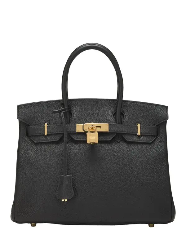 Hermès Togo Birkin 30 Handbag - Black