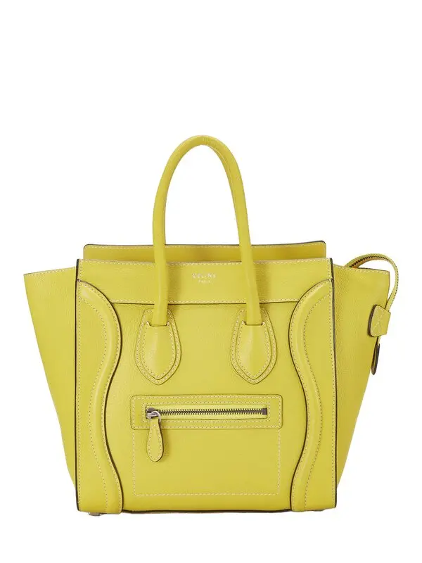 Celine Luggage Tote - Yellow