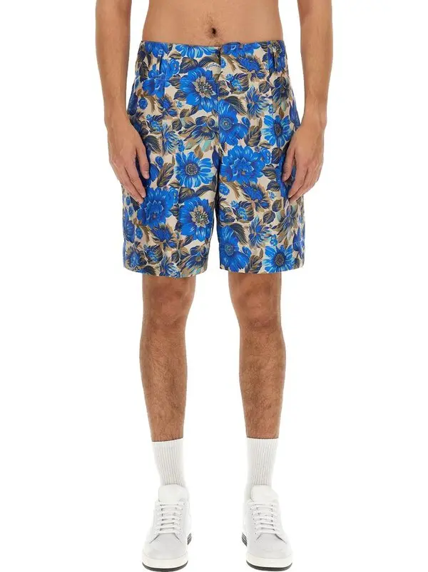 Moschino Short All Over Flower - Multicolour