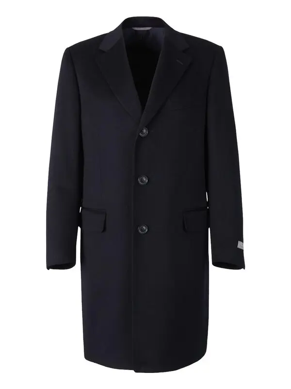 Canali Cashmere Coat - Straight Jeans