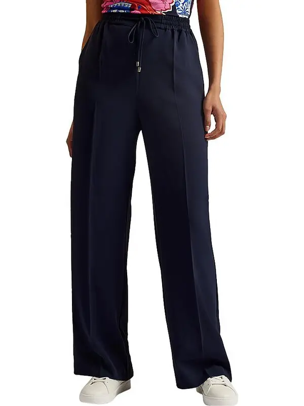 Ted Baker London Wide Leg Jogger Pants - Navy