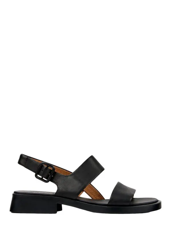 Camper Heeled Sandal - Black