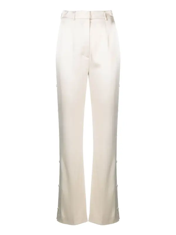 Nanushka Felina Satin Pants - Neutrals