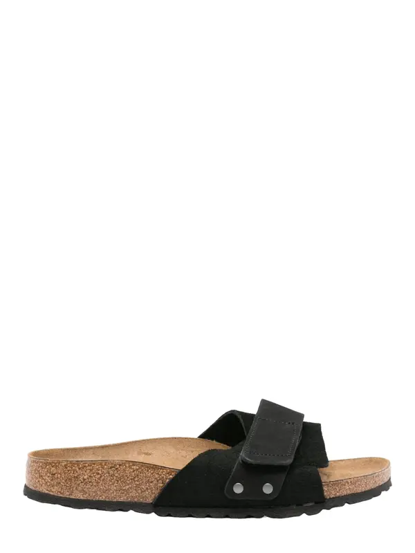 BIRKENSTOCK Oita Suede Slides - Black