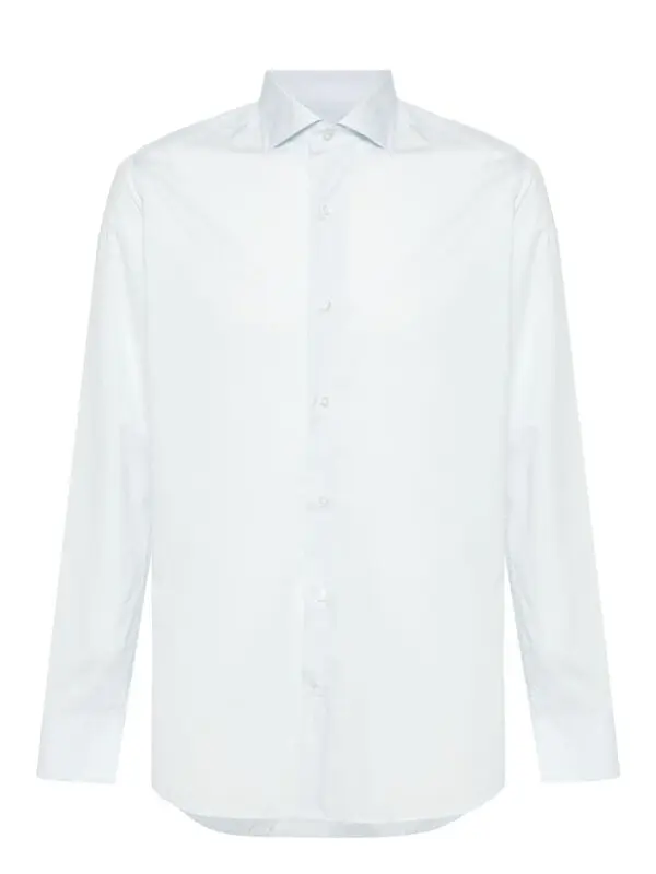 D4.0 Slub-texture Shirt - Blue