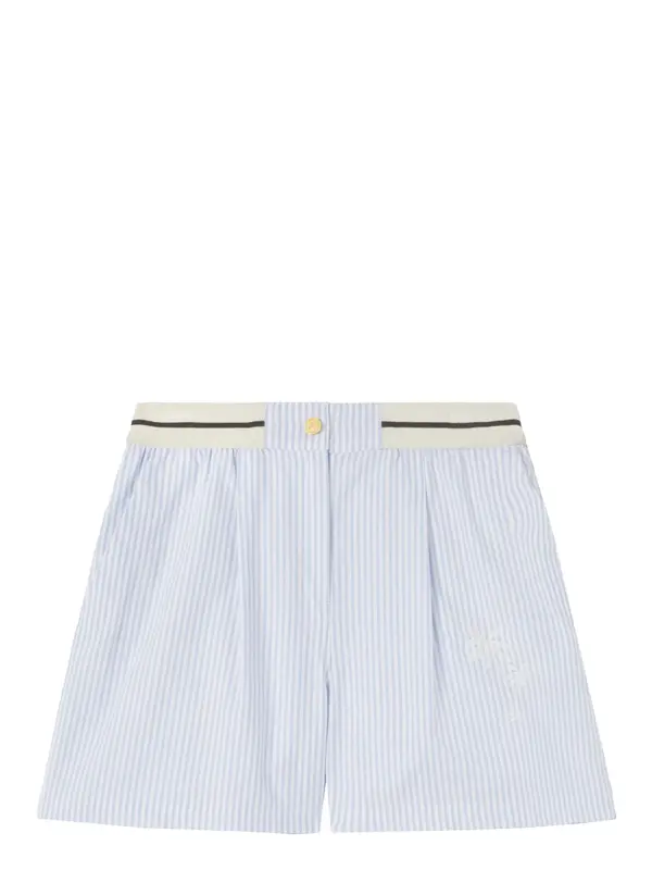 Palm Angels Striped Boxer Shorts - Blue